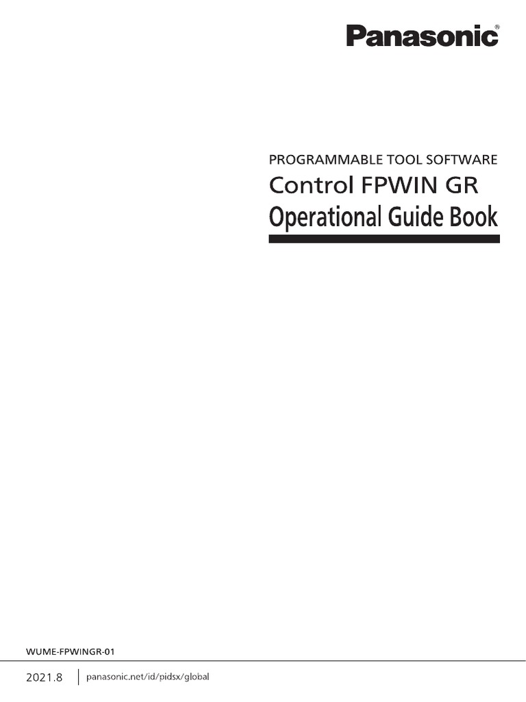 Fpwingr Guide e | PDF | Menu (Computing) | Programmable Logic Controller