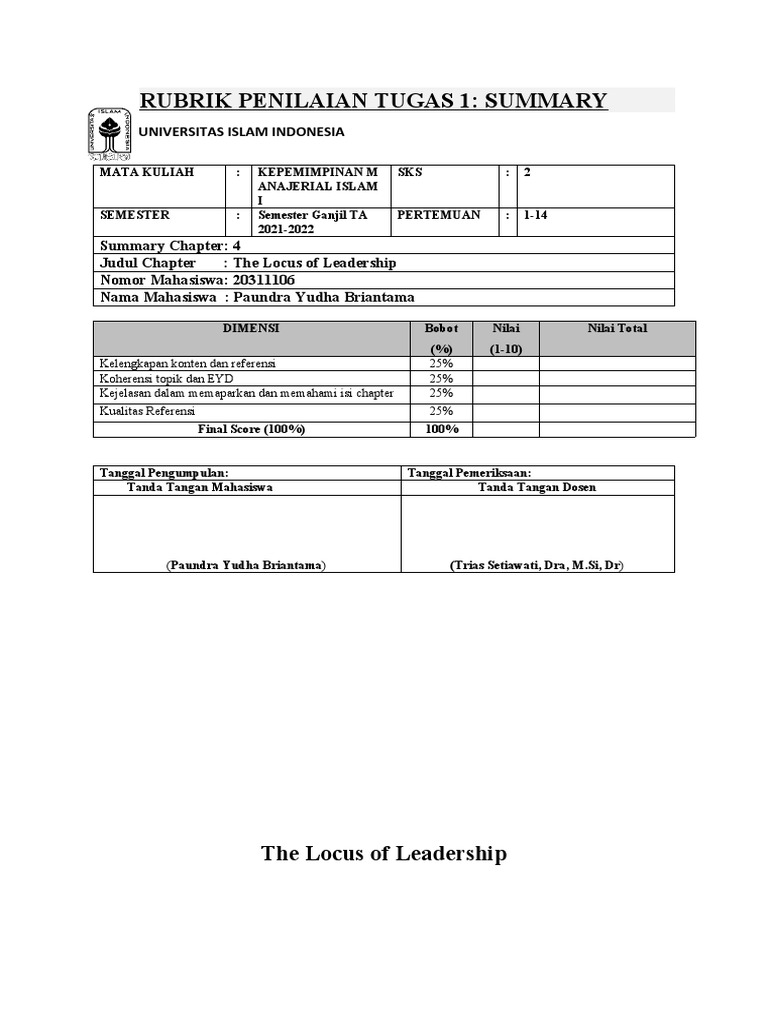 Resume Chapter 4 20311106 | PDF