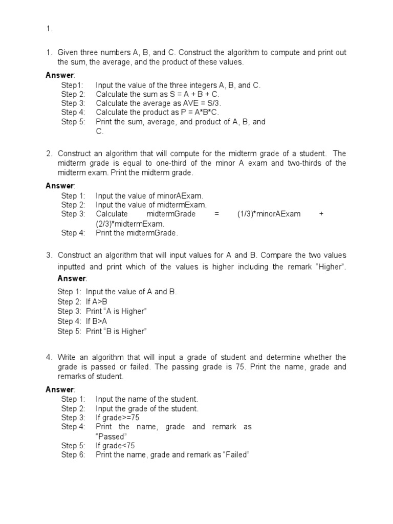 Program Logic Formulation Pdf Fahrenheit Depreciation