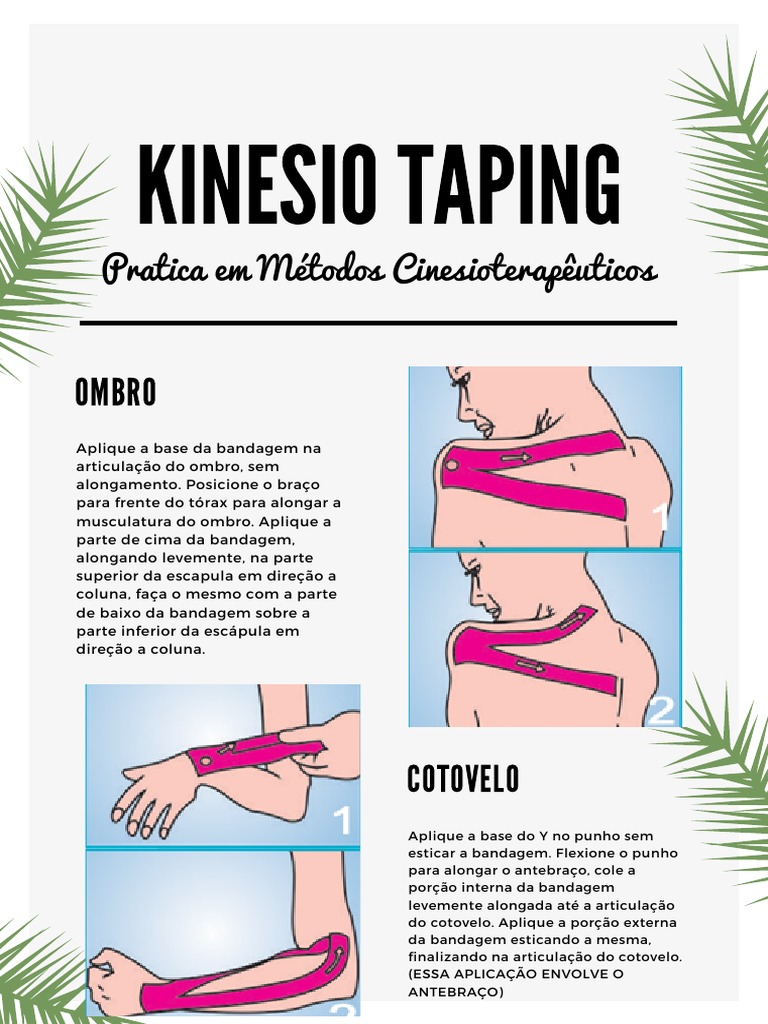 Kinesio Taping | PDF | Joelho | Sistema Locomotor