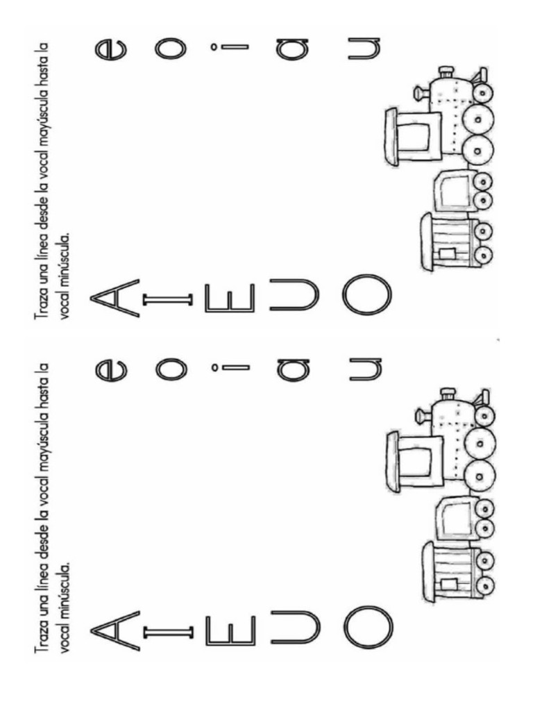 Vocales Mayusculas y Minusculas | PDF