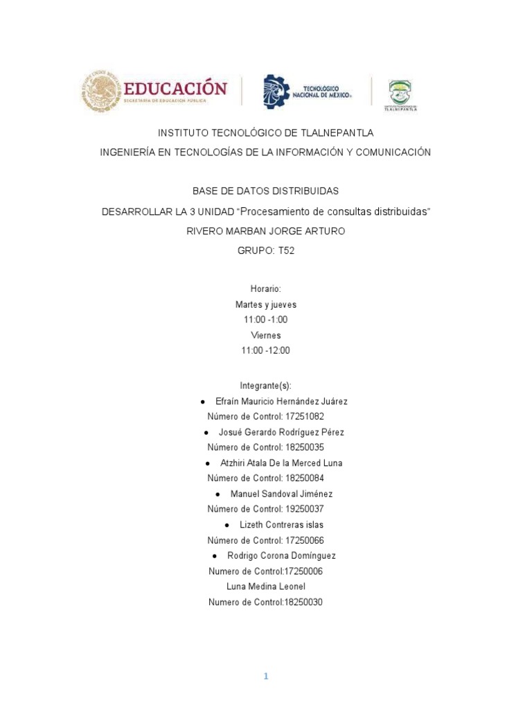 Unidad 3 Base de Datos | PDF | Base de datos relacional | SQL