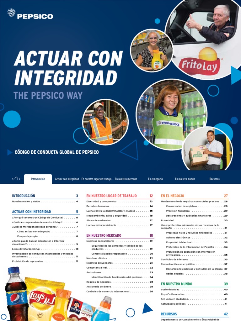 Pepsico | PDF | Pepsi Co | Organización Internacional del Trabajo
