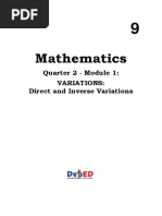 Q2 Mathematics 9 - Module 3 | PDF | Exponentiation | Abstract Algebra