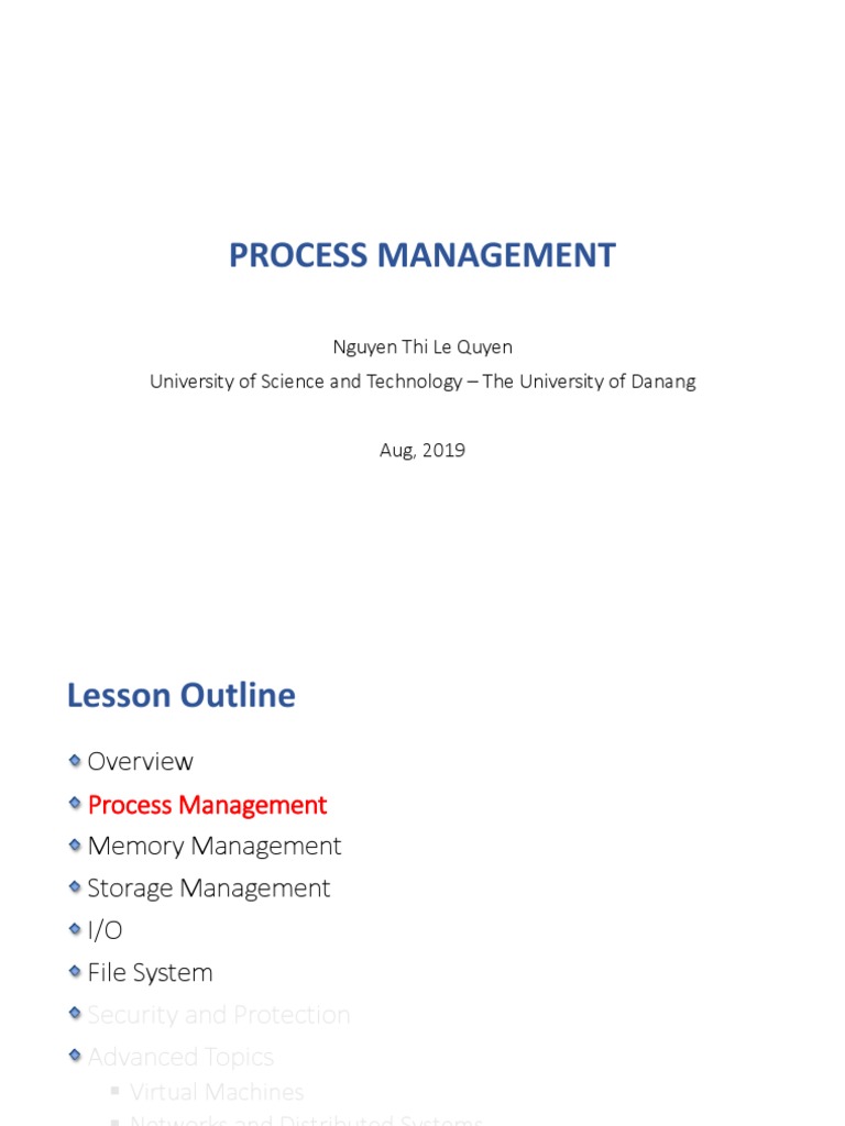 2 - Process Management | PDF | Thread (Computing) | Process (Computing)