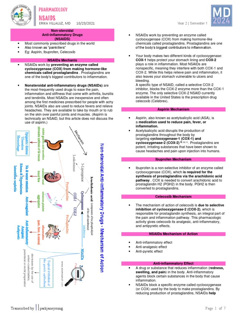 NSAIDS | PDF | Fever | Nonsteroidal Anti Inflammatory Drug