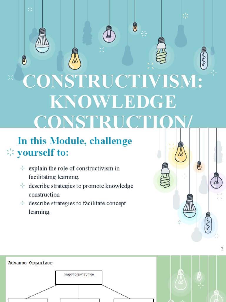 Constructivism: Key Strategies to Promote Knowledge Construction | PDF ...