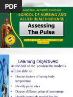Grading Peripheral Pulses Guidelines | PDF | Pulse | Vein