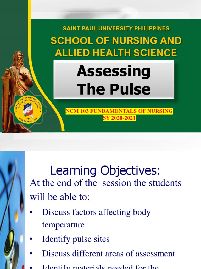 Assessing the Pulse: A Guide to Proper Technique and Comprehensive ...