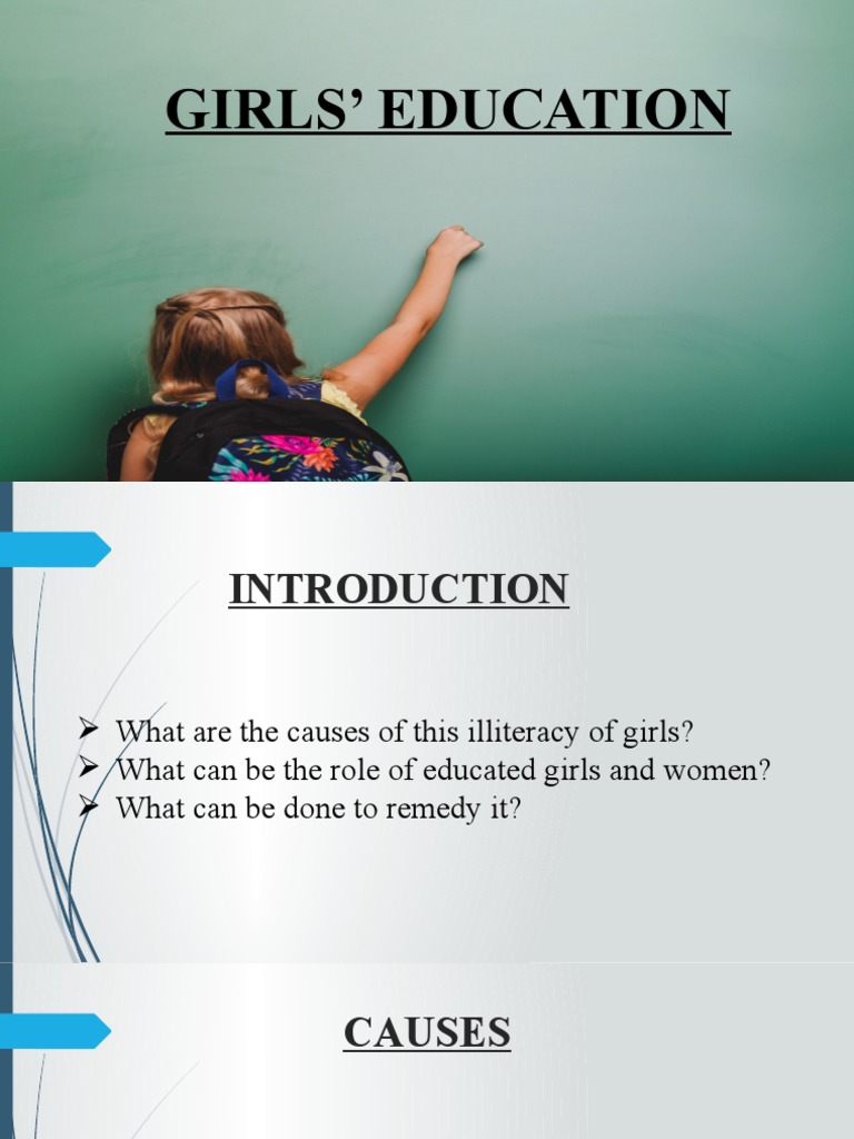 Enhancing Girls' Education for Progress | PDF