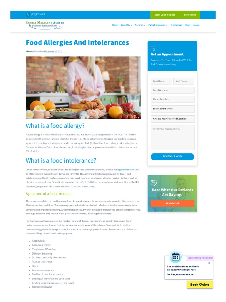 Food Allergies and Intolerances | PDF | Allergy | Food Intolerance