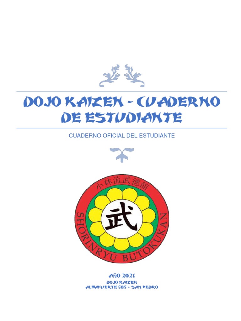Dojo Kaizen - Cuaderno para El Estudiante | PDF | Kárate | Kata