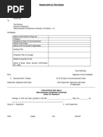 FORM CS6-Duty Exchange Form | PDF