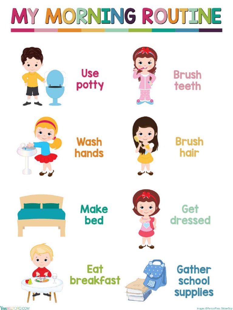 Kids Morning Routine | PDF