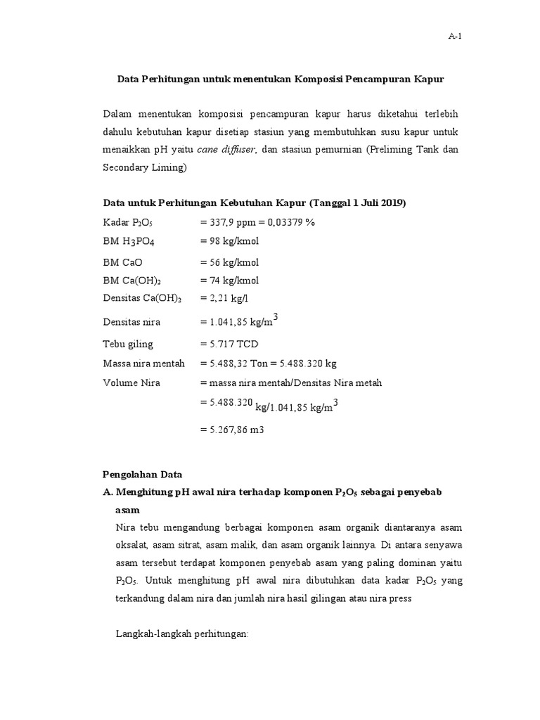 Lampiran Perhitungn PH | PDF