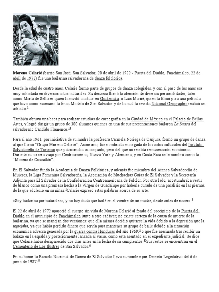 Biogras Morena Celarie, Aniceto Porsisoca... | PDF