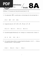 2023 Singapore Math Challenge Grade 7 Sec 1 v2 | PDF | Mathematics