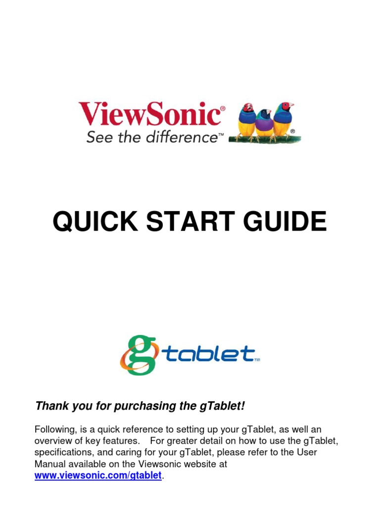G Tablet Quick Start 1.7.10 | Download Free PDF | Icon (Computing ...