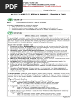 Guidelines in Writing RRL | PDF | Citation | Theory