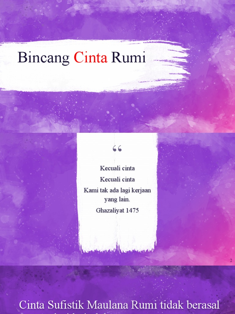 Bincang Cinta Rumi | PDF