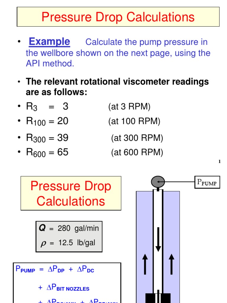 Wellbore Pressure Drop Calculations | PDF | Pressure | Fluid Dynamics