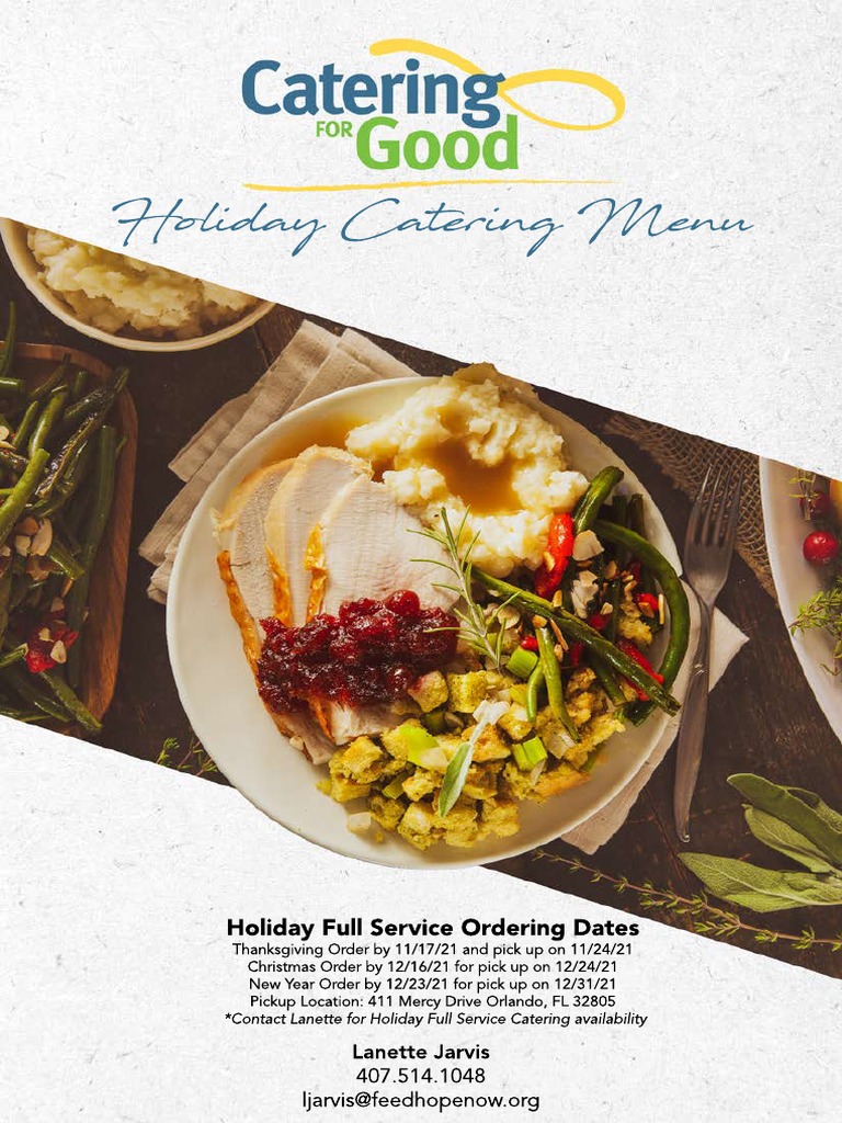 Holiday Catering Menu 2021 FINAL | PDF