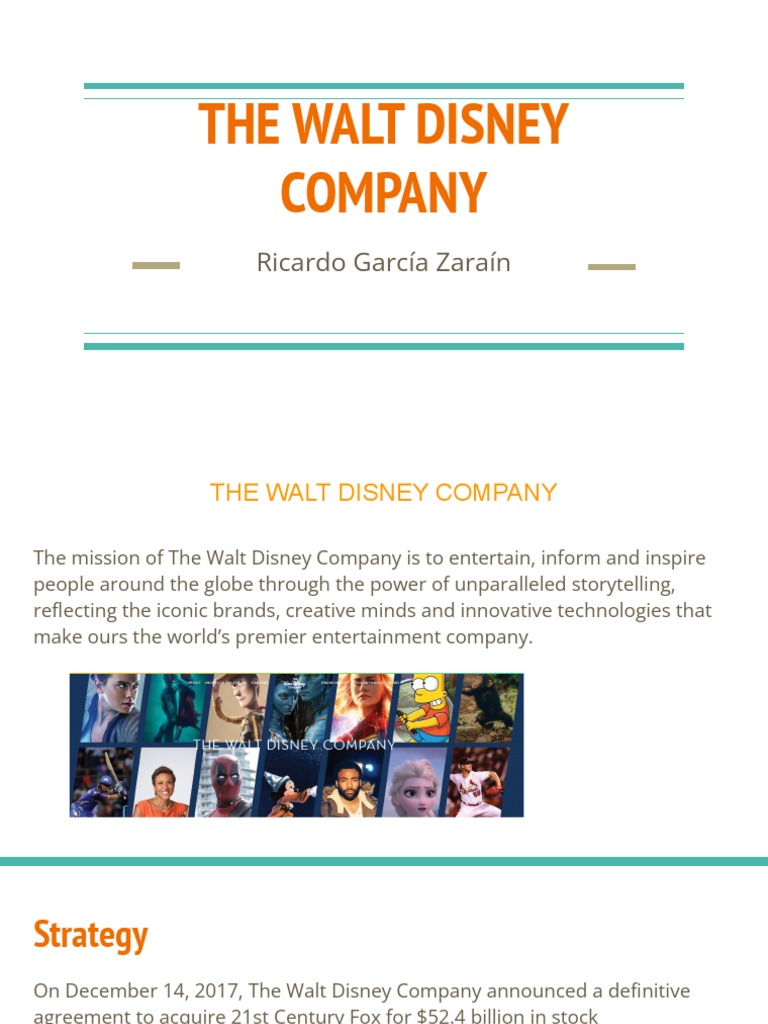 The Walt Disney Company | PDF