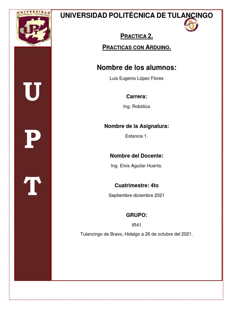 Encendido de Leds Mediante Botones Con Arduino | PDF | Ingenieria ...