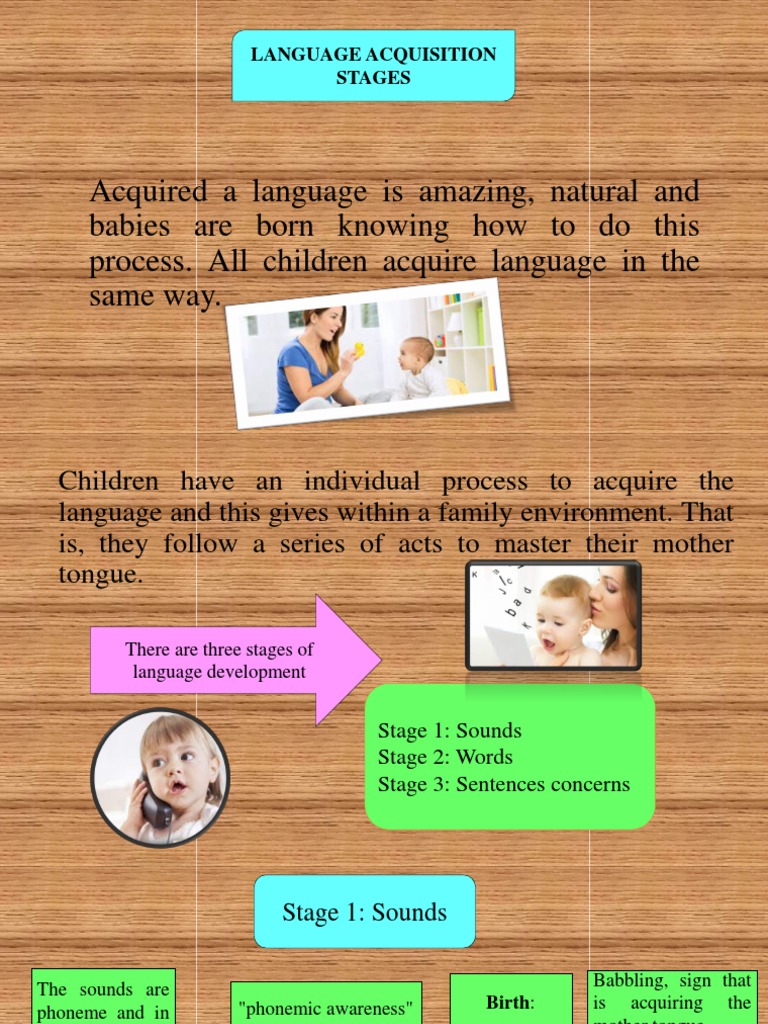 Language Acquisition Stages | PDF