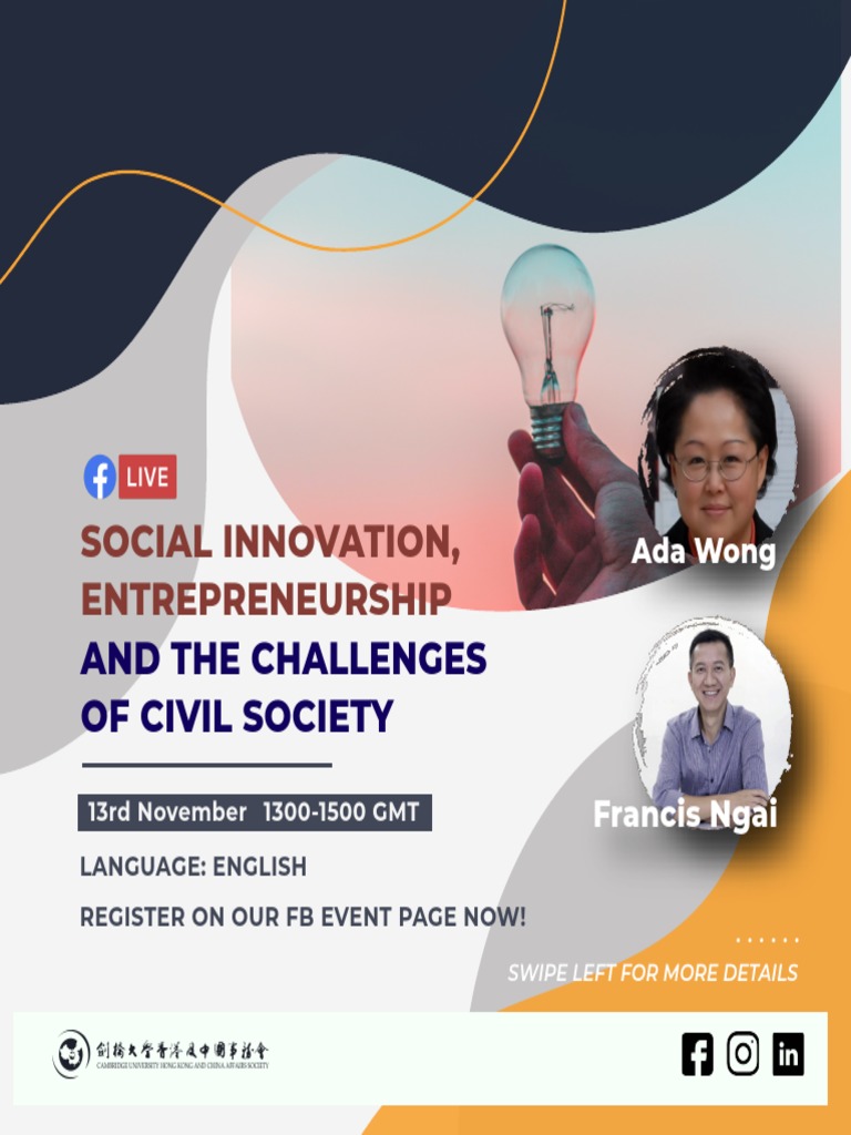Social Innovation & Entrepreneurship Event | PDF | Foreign Language Studies