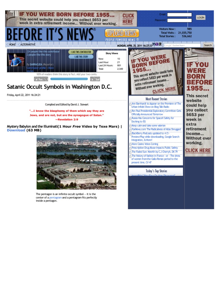 Satanic Occult Symbols in Washington D.C. | PDF | Satan