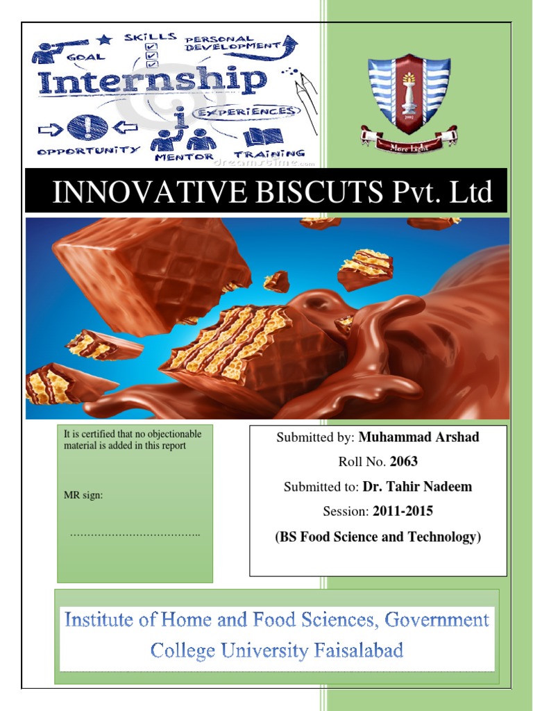 Internship Report Muhammad Arshad | PDF | Breads | Dough