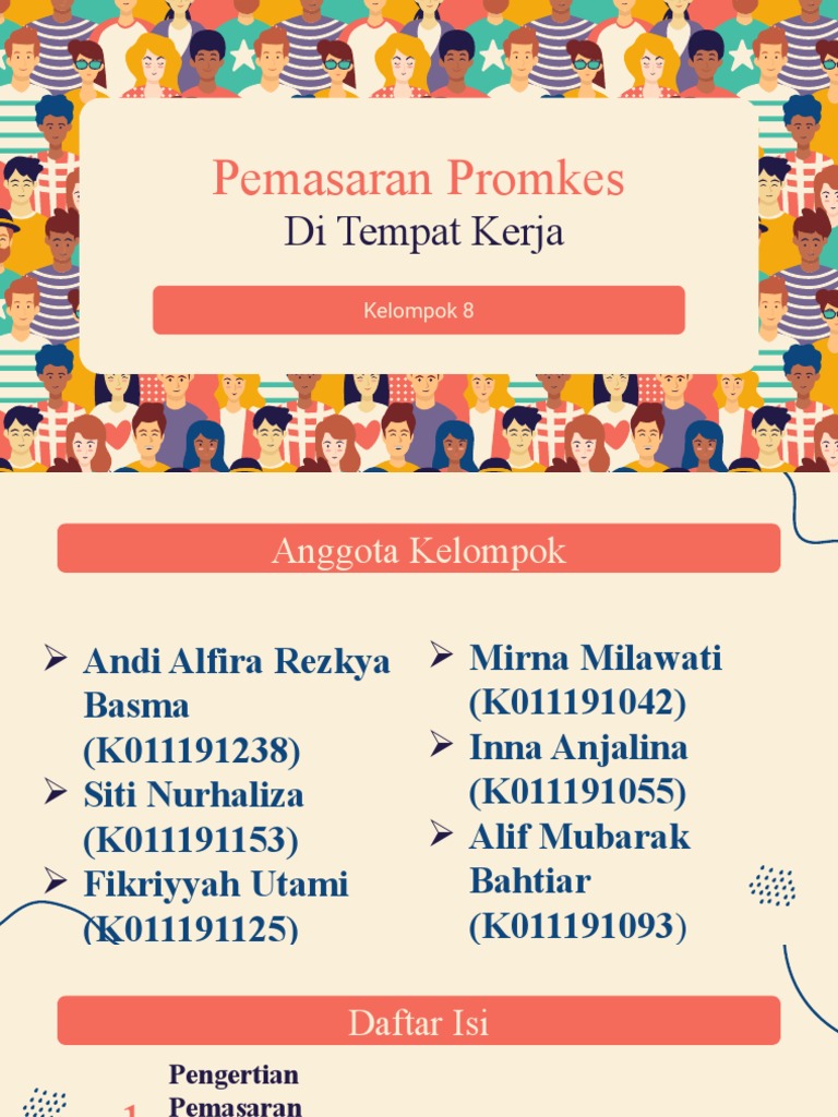 KLP 8 - PPT Promosi k3 | PDF