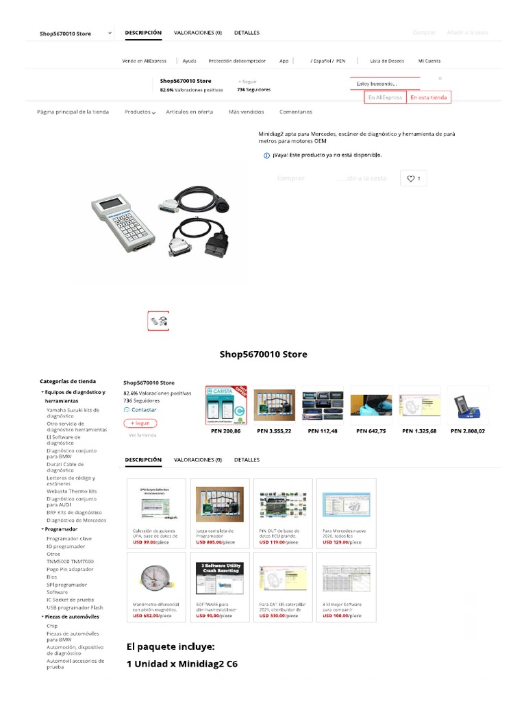 Minidiag2 AliExpress | PDF