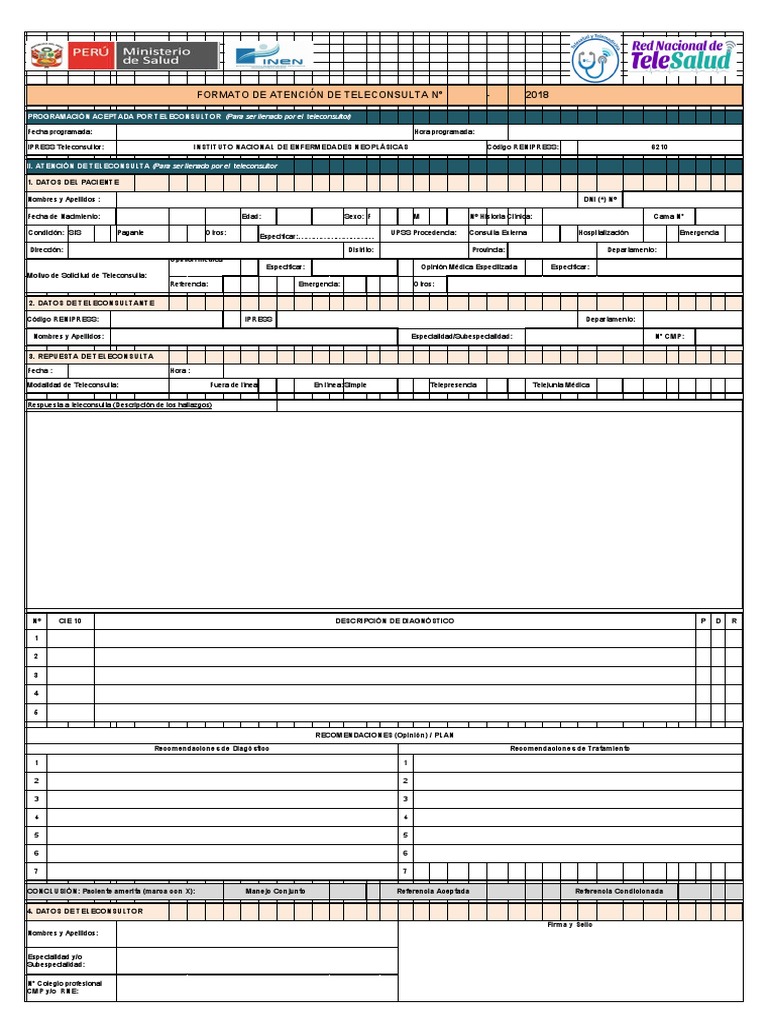 Fat Formato y Solicitud | PDF | Hospital | Especialidades Medicas