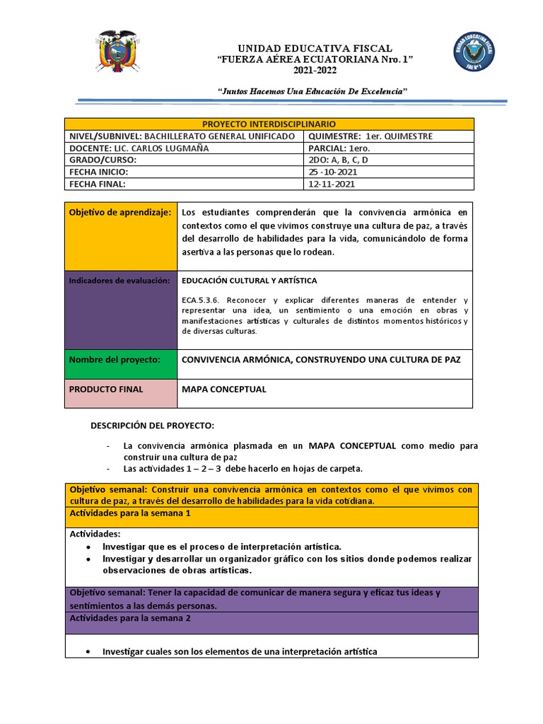 Ficha de Proyecto 2 de Eca | PDF | Cognición