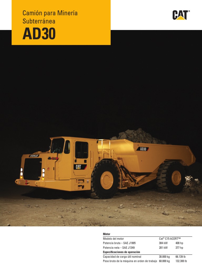 Cat AD30 | PDF | Transmisión (Mecánica) | Camión