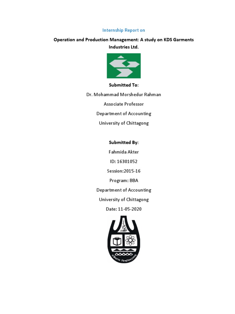 RMG Garments Final Report | PDF | Sewing | Textiles