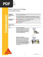 Sika® Injection-201 IN: Product Data Sheet | PDF | Viscosity | Pump