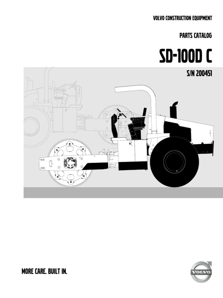 Manual Vibro Volvo SD100 | PDF | Mechanical Engineering | Screw