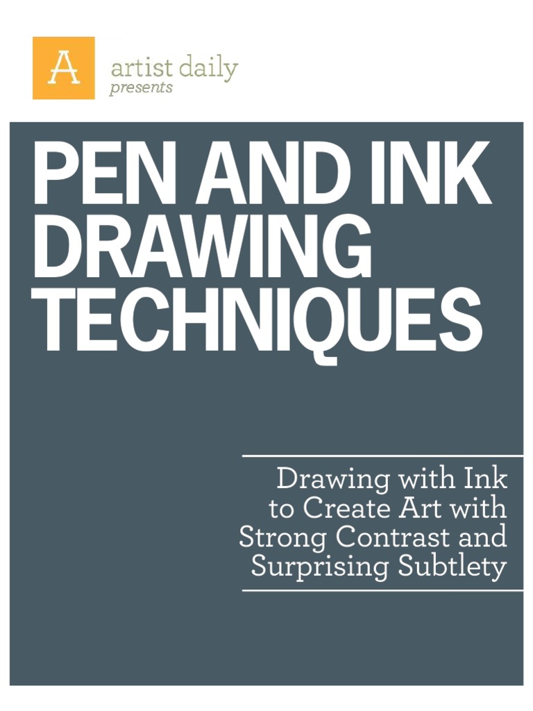 Pen and Ink Drawing Techniques | PDF | Drawing | Pen