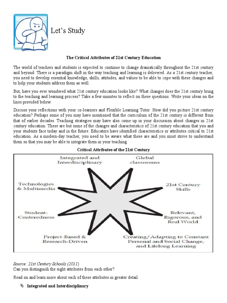 Understanding the Eight Critical Attributes of 21st Century Education ...