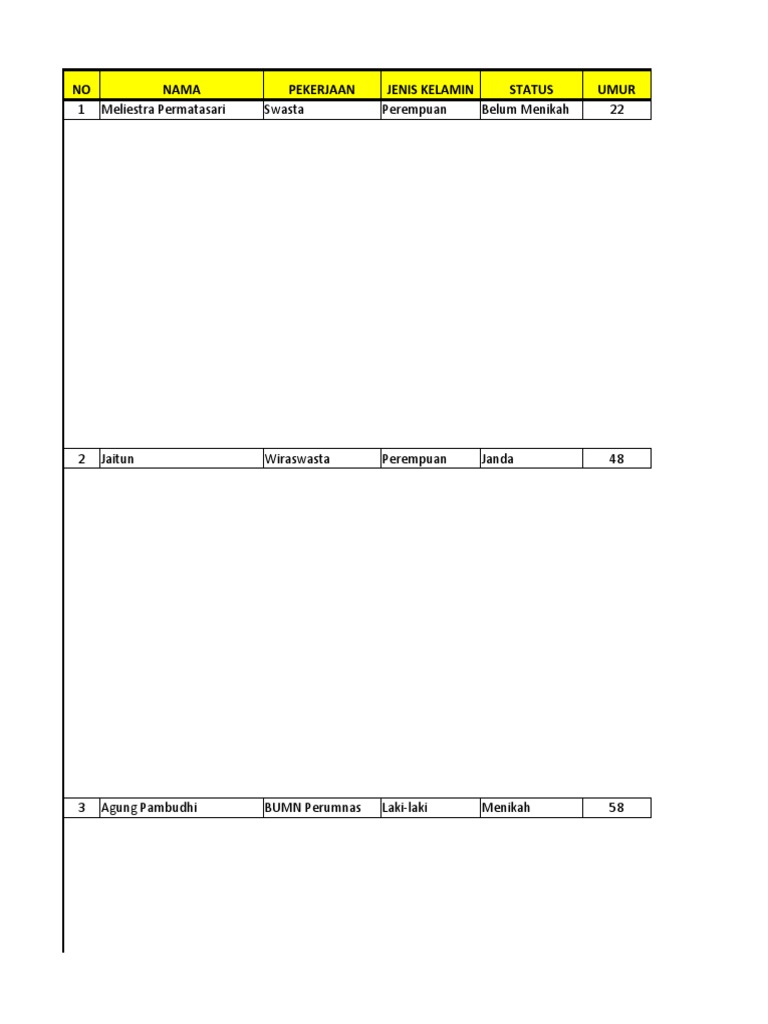 Tabulasi Asuransi Swasta Fix | PDF