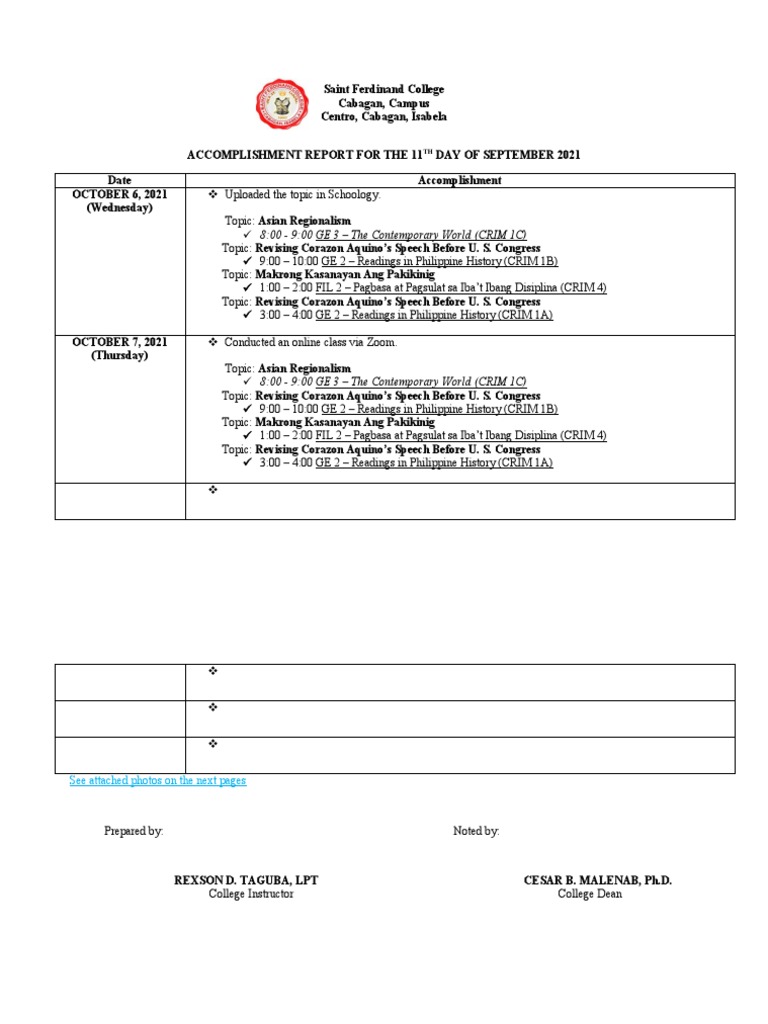 Saint Ferdinand College | PDF