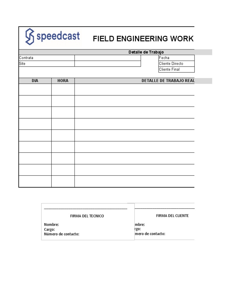 WorkPack Speedcast | PDF