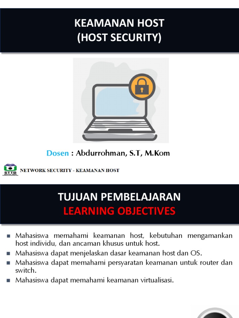 Pertemuan 6 - Keamanan Host | PDF