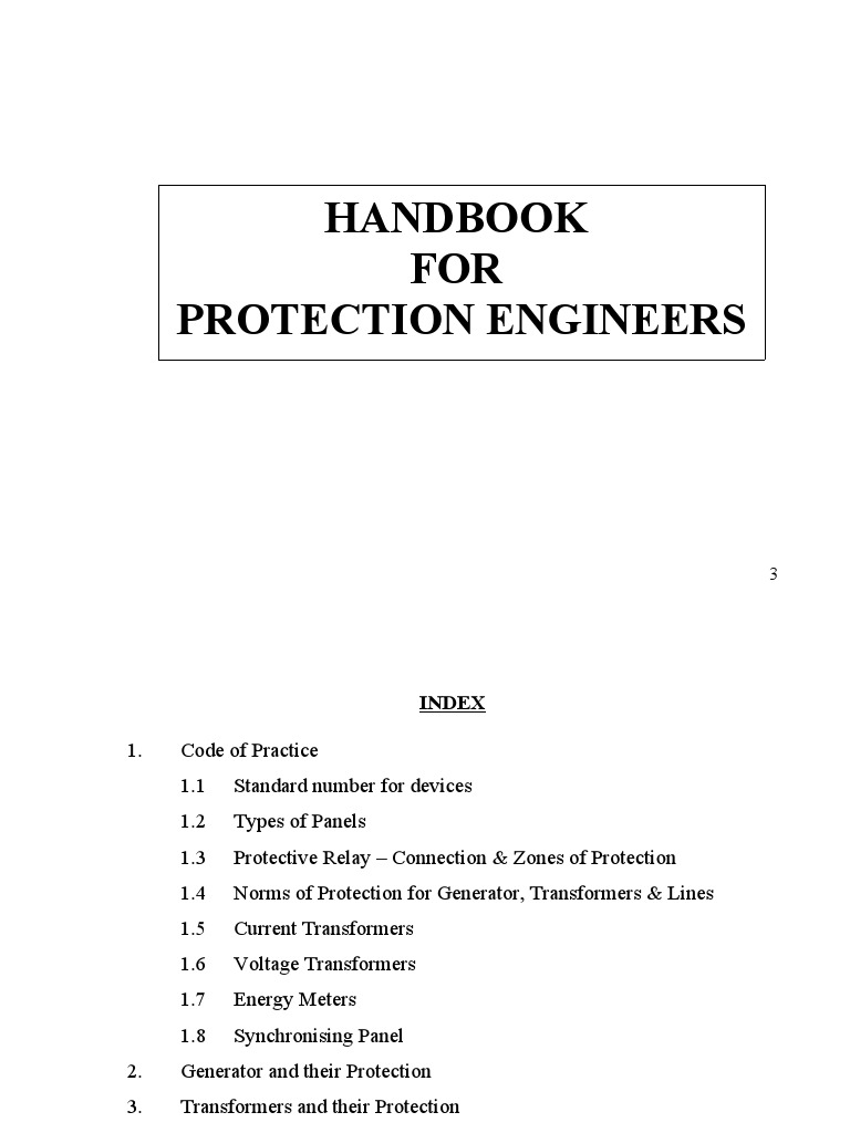 Hand Book Revised 1 | PDF | Relay | Electric Generator