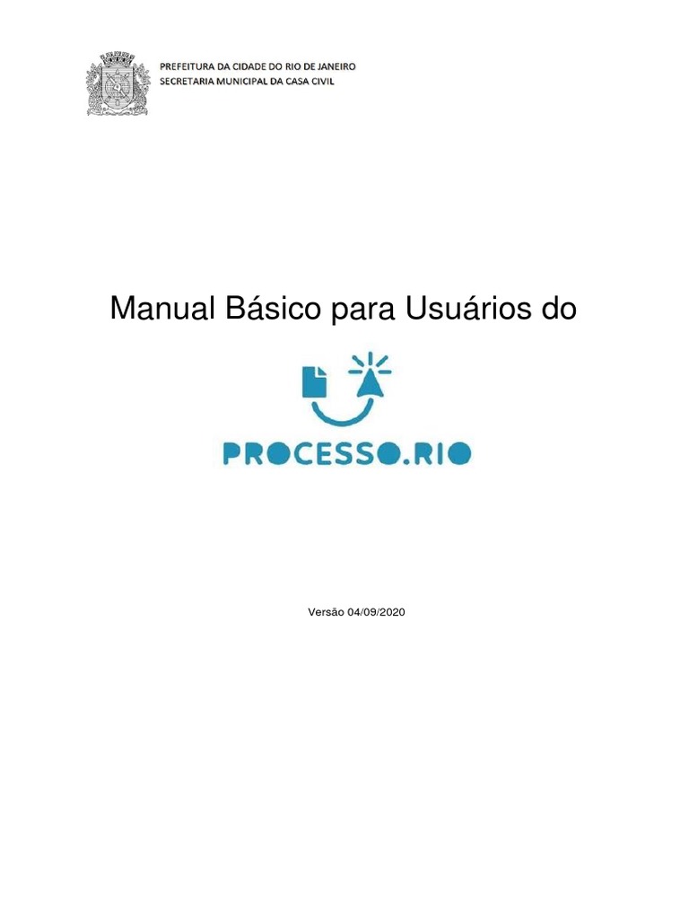 Manual Processo - Rio Usuário | PDF | Informação | Usuário (informática)