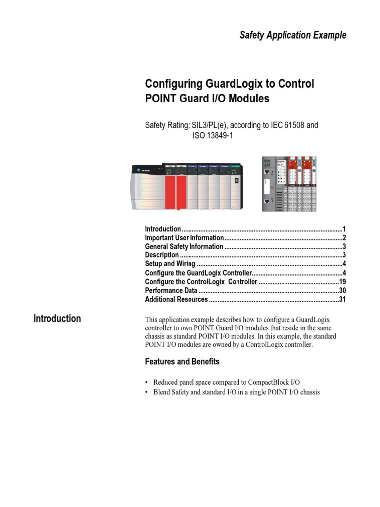 Configuring Guardlogix To Control Point Guard I/O Modules: Safety ...