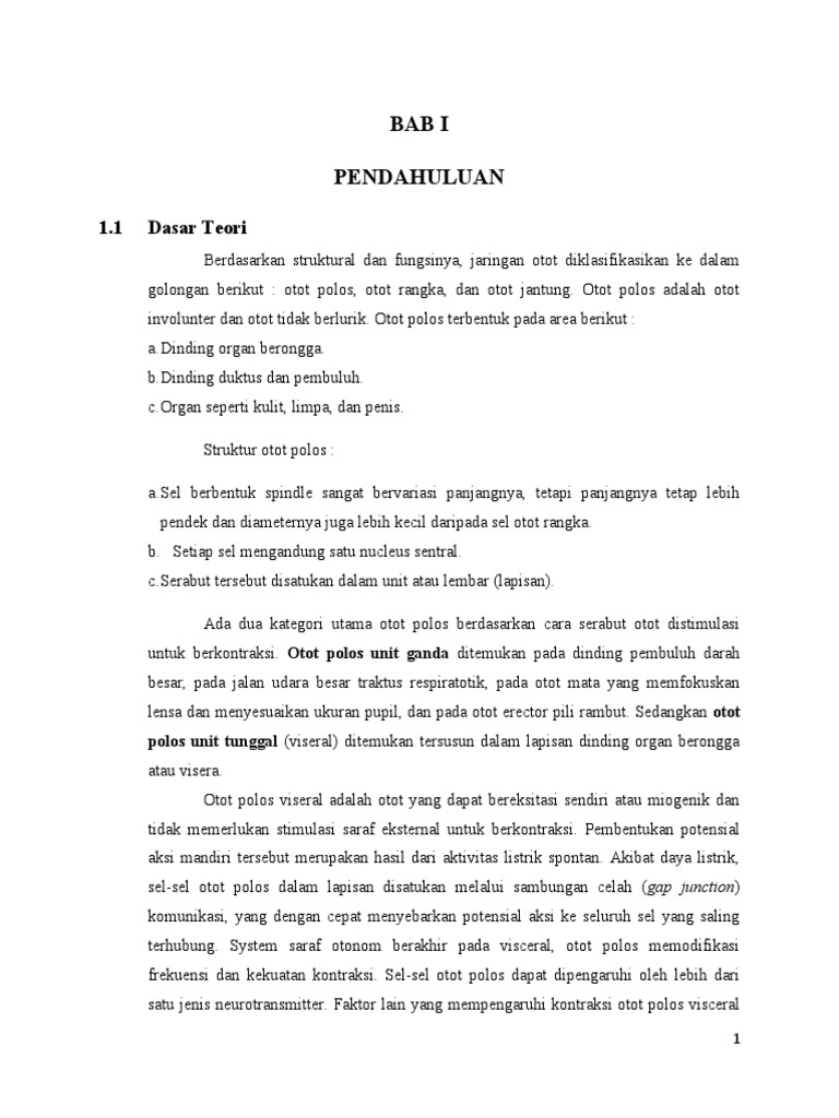 Kontraksi Otot Polos Lambung Katak | PDF Kontraksi Otot Polos Lambung Katak | PDF